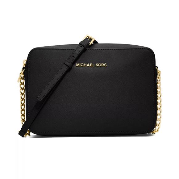 Michael Kors | Bags | Michael Kors Leather Jet Set East West Crossbody ...